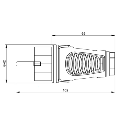 Phích cắm di động PCE F0512-SR