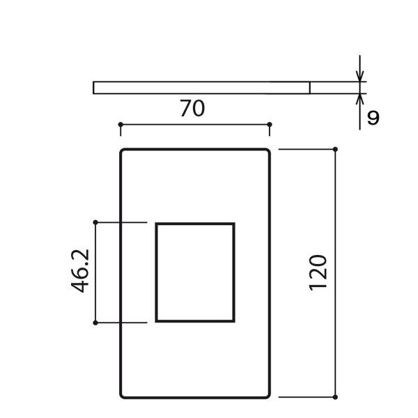 Mặt dùng riêng Panasonic WEV680290SW